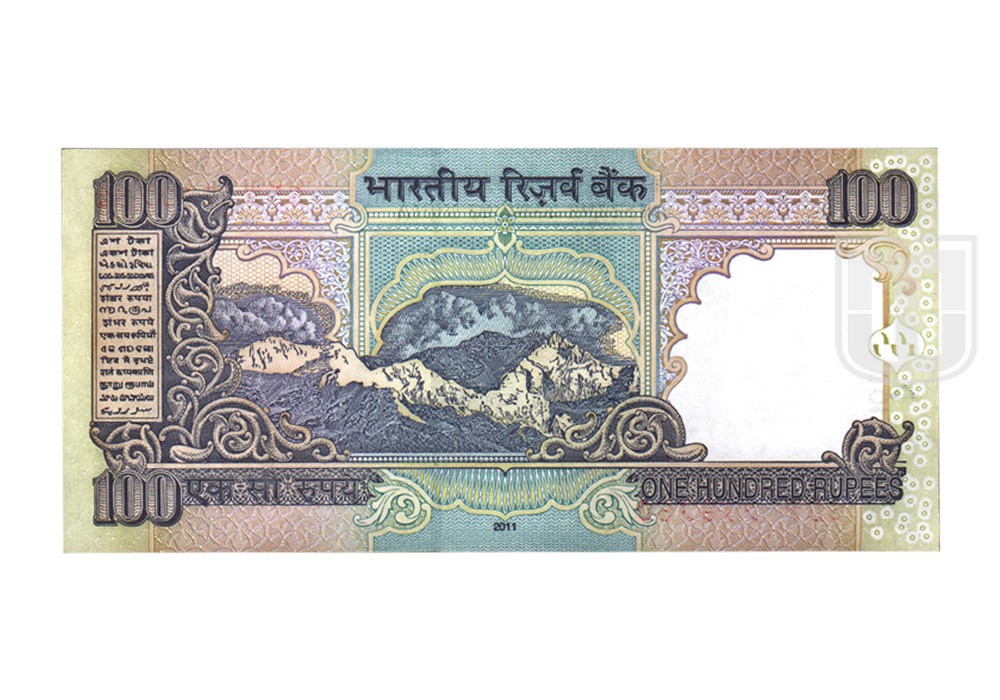 Reserve Bank of India's 100 Rupees Bank note issued in 2011|G-S9d ...