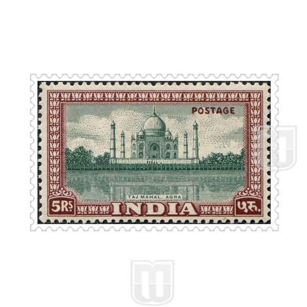 Taj Mahal, Agra | 15-Aug-1949 | Philcent # DF17 | Stamps | Mintage World